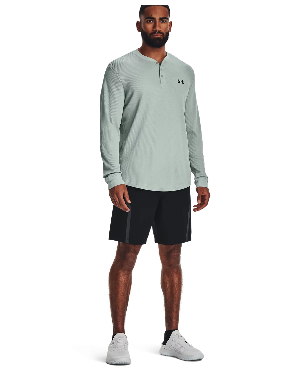 Under Armour安德玛中国官网|男子DFO Waffle Henley长袖上衣