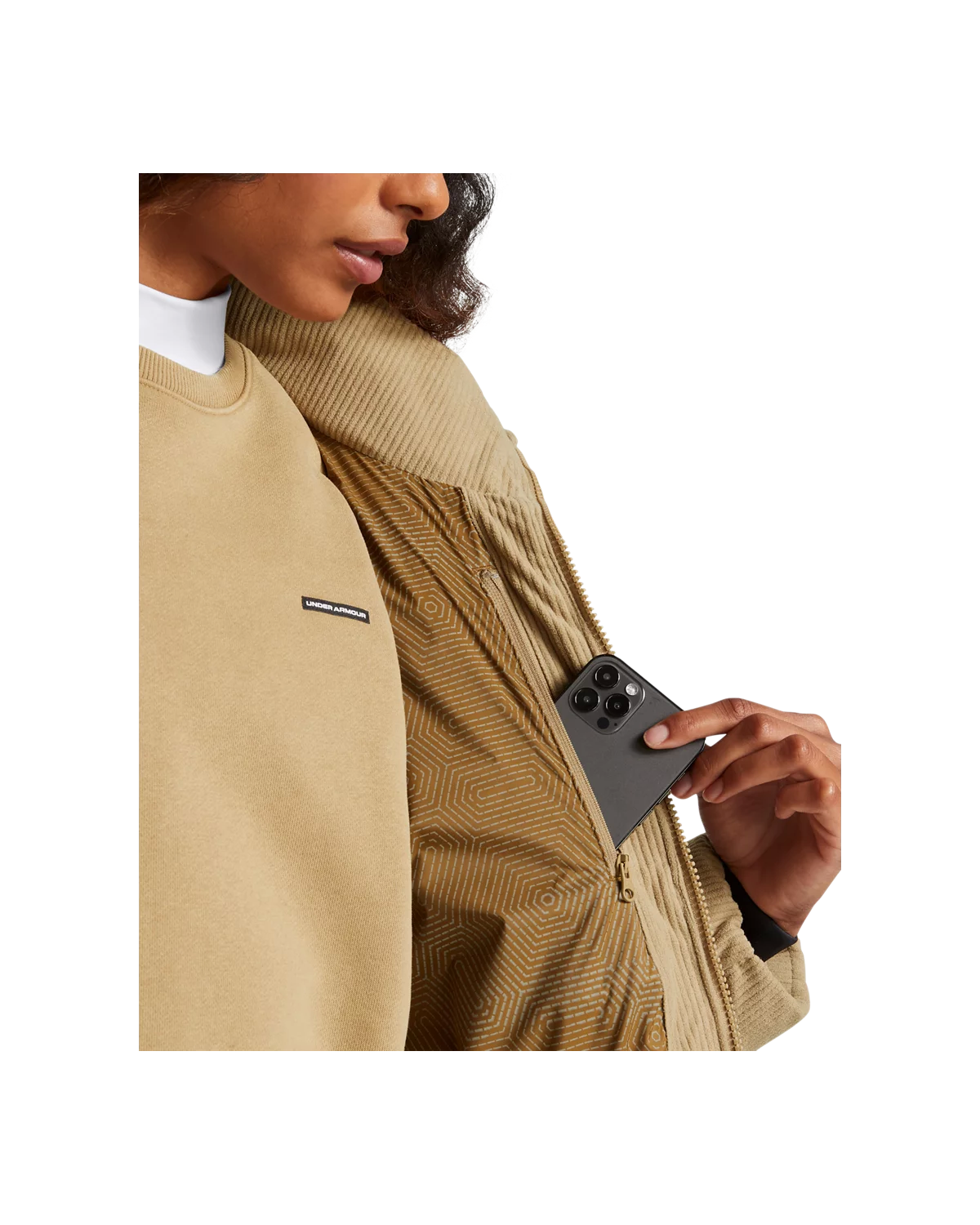 Under Armour安德玛中国官网|女子UA Limitless热冬系列灯芯绒羽绒夹克