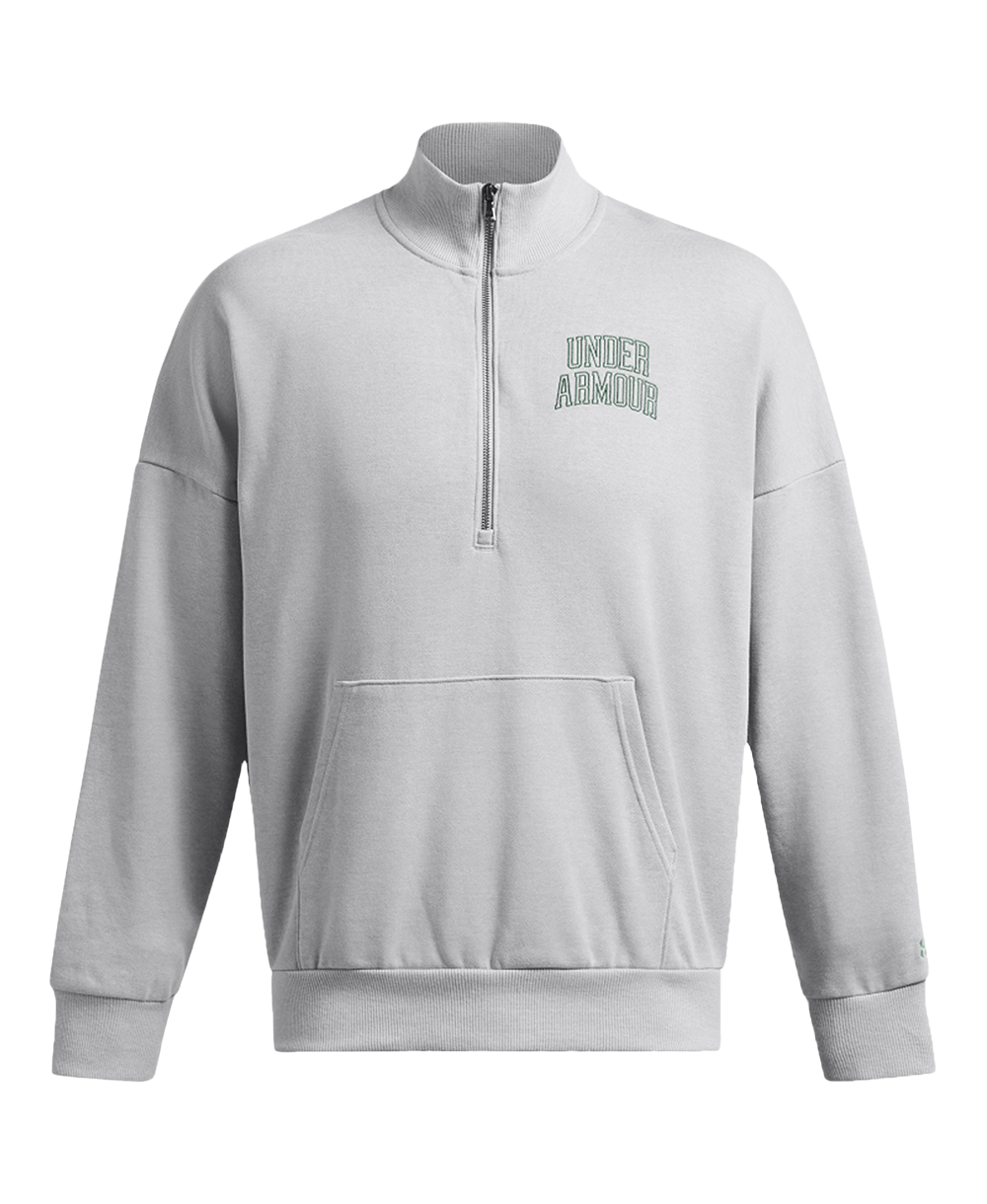 Under Armour安德玛中国官网|【曾舜晞同款】UA Icon高克重棉织宽松1/2拉链上衣